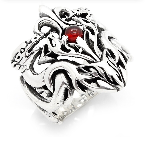 Sky Jewelers | Accessories | 925 Sterling Silver Dragon Design Mens ...